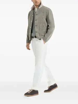Brunello Cucinelli Suede Leather Lace Up Sneakers