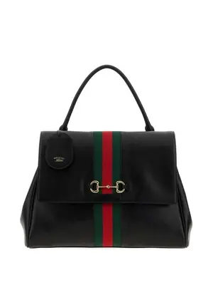 Gucci Paparazzo Large Leather Handbag - Black