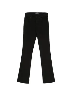 7 For All Mankind Bootcut Denim Jeans - Black
