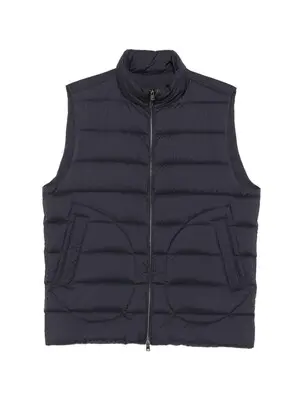 Herno Padded Down Vest - Blue
