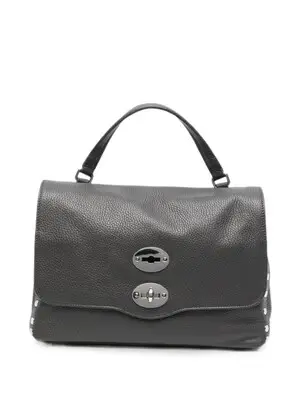 ZANELLATO Postina Daily Small Leather Handbag - Grey