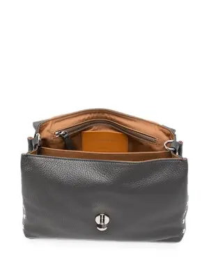 ZANELLATO Postina Daily Small Leather Handbag - Grey