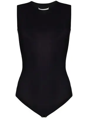 MAISON MARGIELA Nylon Bodysuit - Black