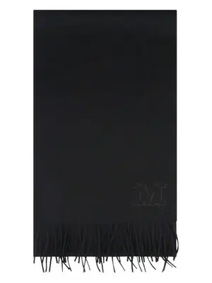 Max Mara Wool Scarf - Black