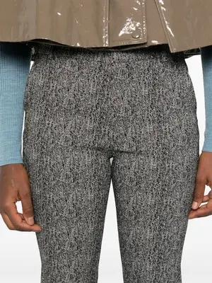 Staud Kat Herringbone Slub Texture Trousers