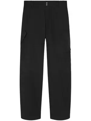 Versace Cotton Cargo Trousers - Black