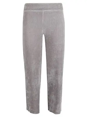 Avenue Montaigne Alex Velvet Trousers - Grey