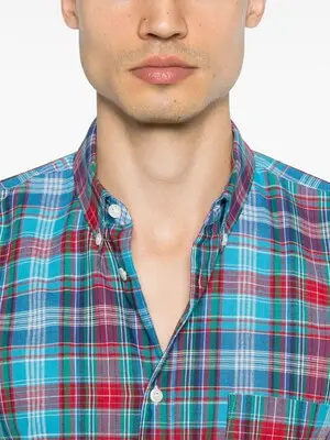 Comme Des Garçons Tartan Pattern Shirt