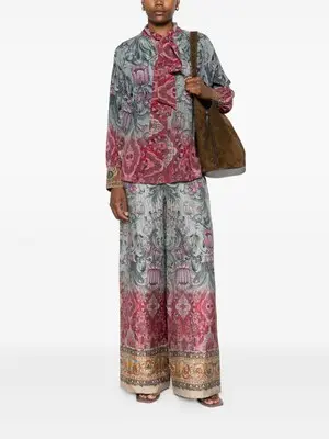 PIERRE-LOUIS MASCIA Printed Silk Shirt