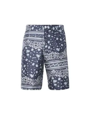 Fendi Bermuda Bandana Silk Shorts - Multi