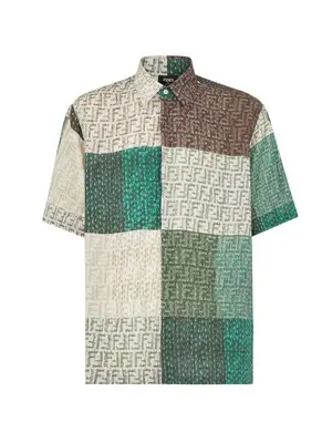 Fendi Ff Patch Shirt - Multi