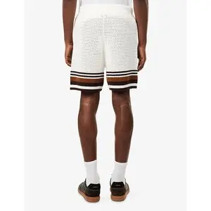 Casablanca Crochet Cotton Shorts
