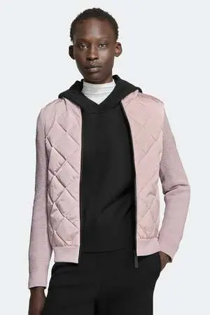 Canada Goose Hybridge Quilted Knit Hoodie - Lucent Rose