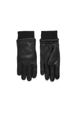Canada Goose Leather Gloves - Black
