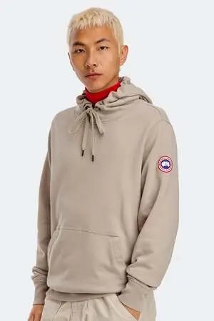 Canada Goose Huron Cotton Hoodie - Limestone