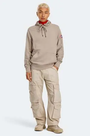 Canada Goose Huron Cotton Hoodie - Limestone