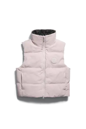 Canada Goose Canada Goose Grandview Cropped Vest Tonal Disc Lucent Rose
