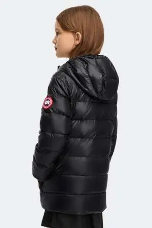 Canada Goose Youth Crofton Hooded Down Jacket - Black