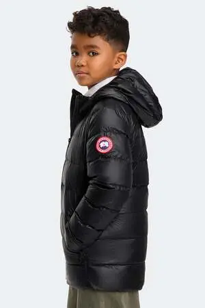 Canada Goose Youth Crofton Hooded Down Jacket - Black