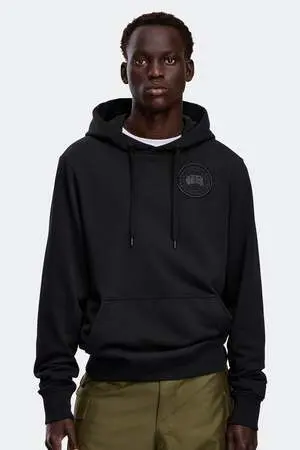 Canada Goose Canada Goose Huron Embroidered Hoodie Black