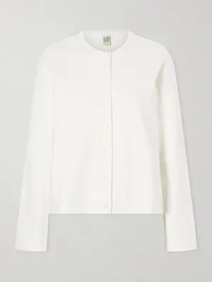 FLORE FLORE Organic Cotton-jersey Cardigan