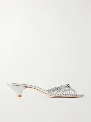 LOEFFLER RANDALL Dixie Metallic Leather Mules