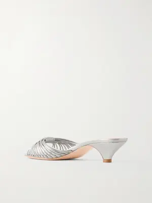 LOEFFLER RANDALL Dixie Metallic Leather Mules