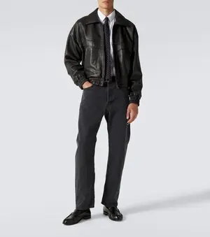 Saint Laurent Le Loafer Supple Leather Penny Loafers