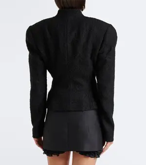 Magda Butrym Textured Bouclé Jacket - Black
