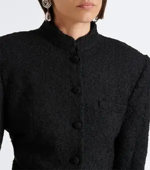 Magda Butrym Textured Bouclé Jacket - Black