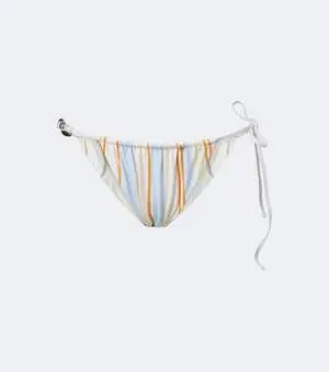 SIR. Pernille Beaded Striped Bikini Bottoms - Multicoloured