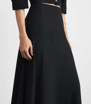 RETORI Cady Half-circle Maxi Skirt