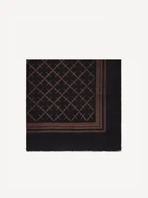 BY MALENE BIRGER Cornelis Wool Scarf - Dark Chokolate