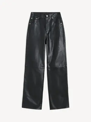 BY MALENE BIRGER Vinea Leather Trousers - Black