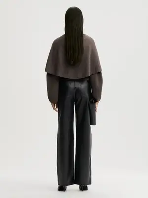 BY MALENE BIRGER Vinea Leather Trousers - Black