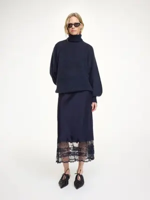 BY MALENE BIRGER Blake Maxi Skirt With Lace Trim