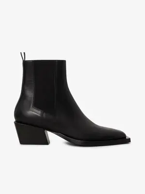 HOUSE OF DAGMAR Square Toe Chelsea Boots - Black