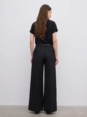 HOUSE OF DAGMAR Wide Leg Tailored Trousers