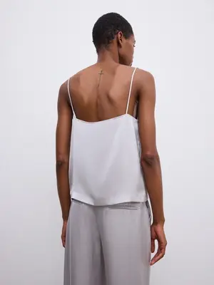HOUSE OF DAGMAR Camisole Top In Fluid Viscose Satin