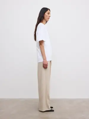 HOUSE OF DAGMAR Organic Cotton Relaxed Fit T-shirt - White