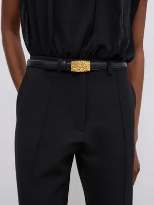 HOUSE OF DAGMAR Sculptural Buckle Belt