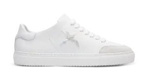 Axel Arigato Clean 90 B Bird Embroidered Leather Sneakers - White,white
