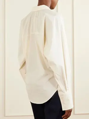 Ossou Ridge Cotton Shirt - Neutrals