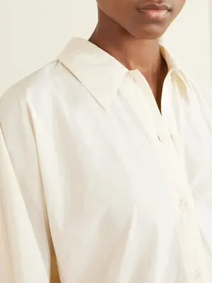 Ossou Ridge Cotton Shirt - Neutrals