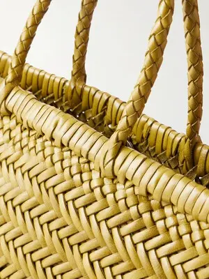 Dragon Diffusion Gora Mini Woven Leather Tote