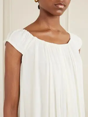 Staud Leda Chiffon Maxi Dress - Neutrals