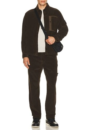 Stone Island Straight Leg Corduroy Trousers