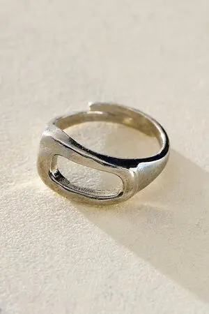 Free People Heart Of Toe Ring - Grey Pattern