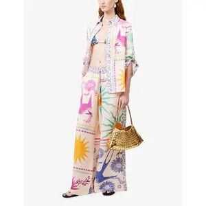 Agua Bendita Relaxed-fit Printed Shirt - Multi