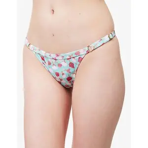 GRACEJACOB Pia Petal Bikini Bottom
